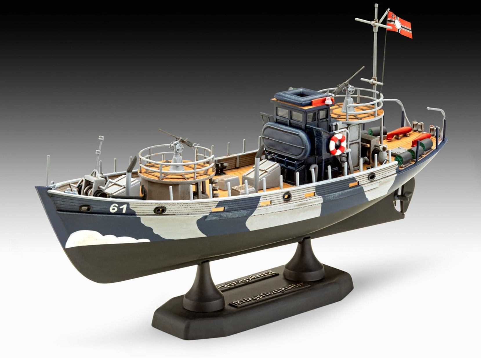 Model asamblat Revell - Nava militară de pescuit | Ozone.ro