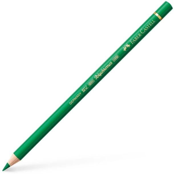 Creion colorat Faber-Castell Polychromos - Emerald Green, 163 | Ozone.ro