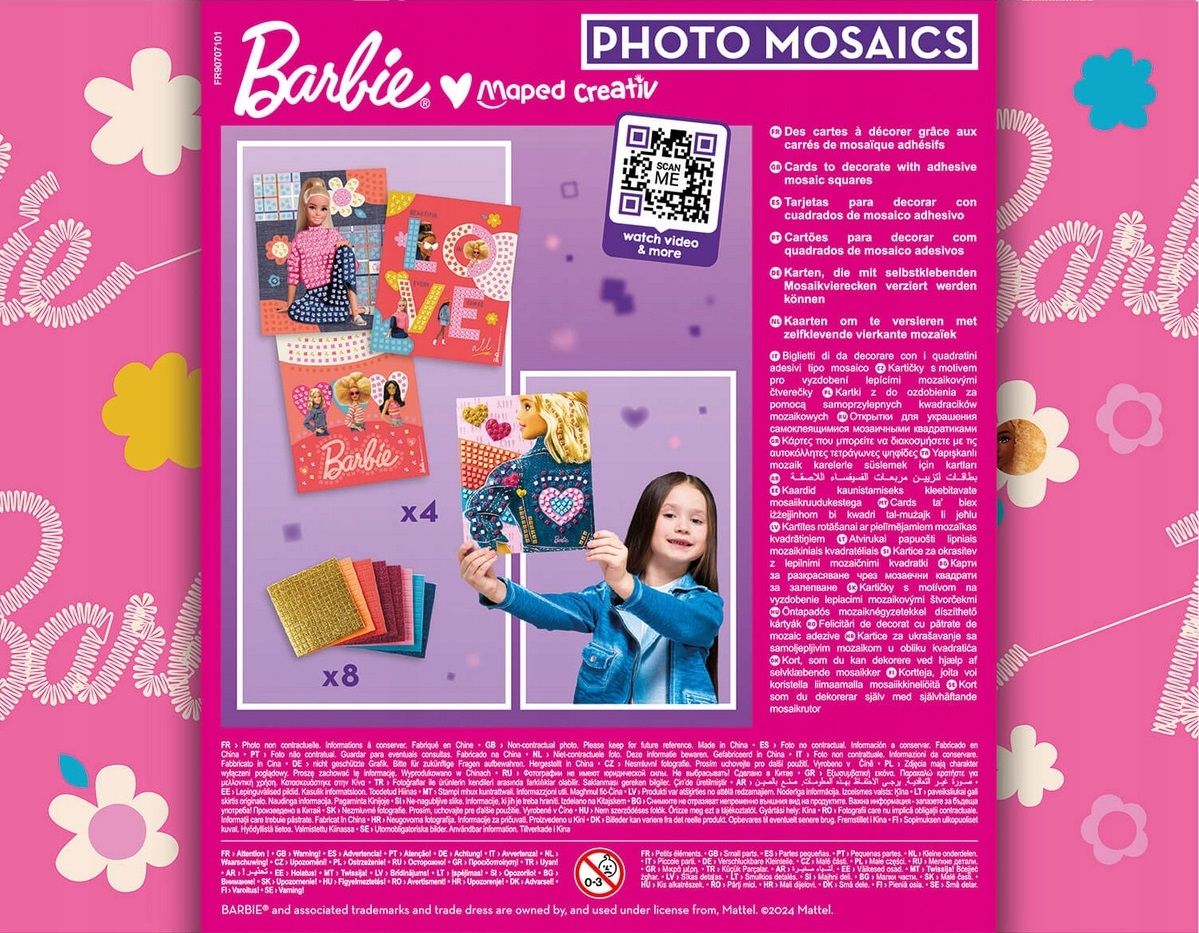 Set creativ de fotomosaic Maped Creativ - Barbie | Ozone.ro