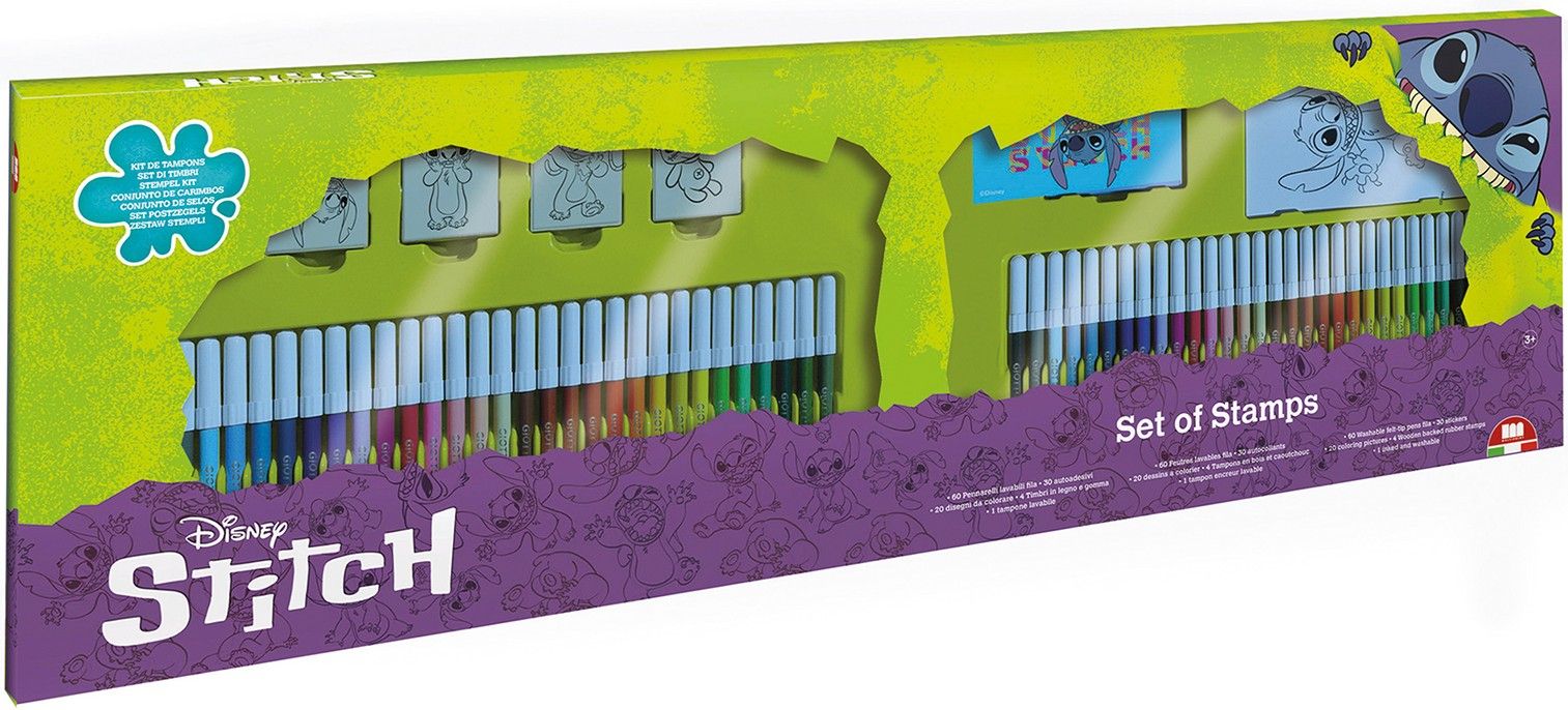 Set carioci Multiprint Stitch - 60 bucăți ,cu 4 stampile | Ozone.ro