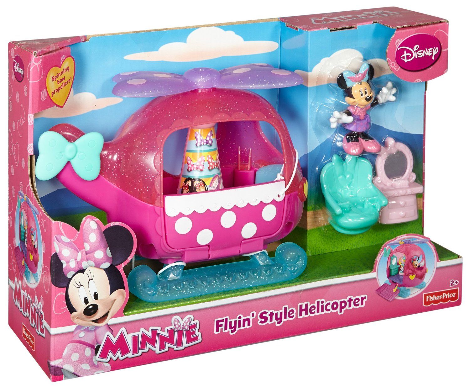 Set de joacă Fisher Price - Minnie Mouse Helicopter Boutique | Ozone.ro