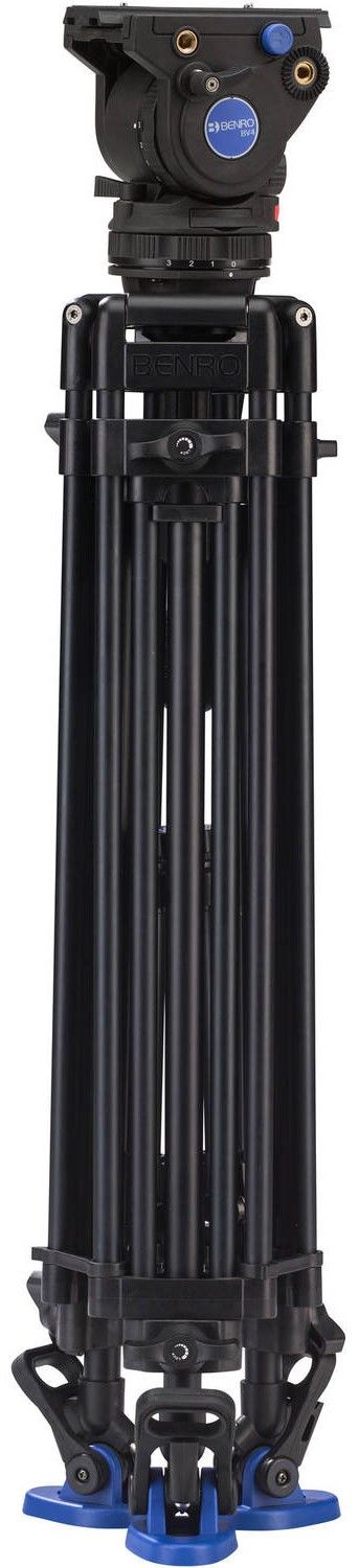 Trepied video Benro - A673TMM Dual Stage AL + BV4 Pro Kit, 80.5-160 cm ...